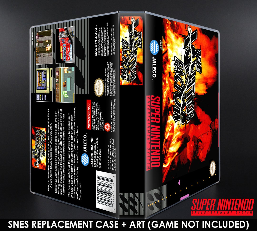 The Ignition Factor - SNES - No Game - Horizontal Replacement Game ...
