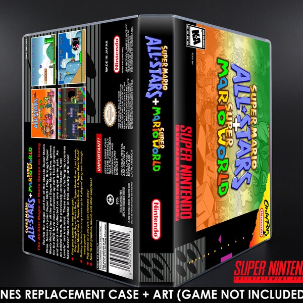 Super Mario All Stars Box Art - Etsy