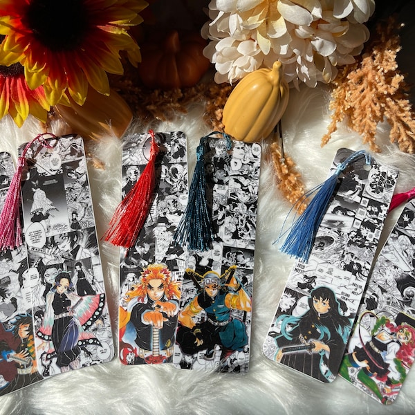 Anime Bookmark - Etsy