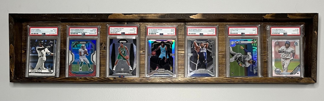 Graded Card Display Case for Slabs Card Display Shelf 7 Card Display ...