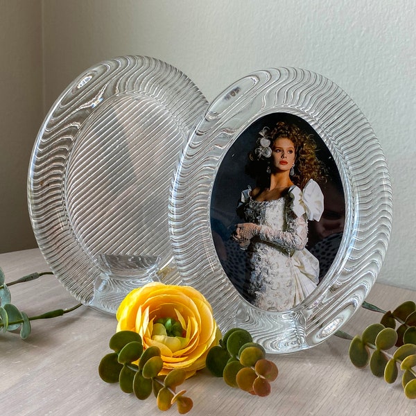 Mikasa Crystal Picture Frames - Etsy