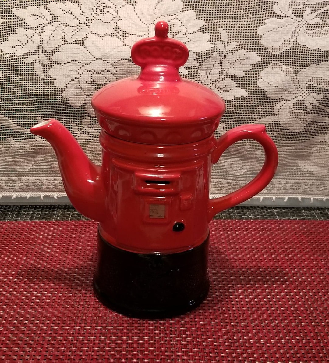 Price Kensington Red Post Box Teapot - Etsy