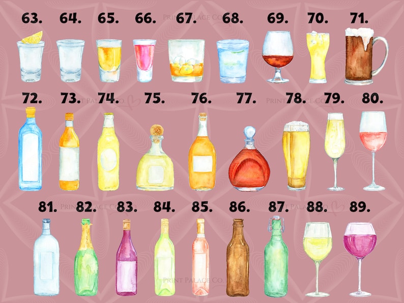 Custom Bar Menu | Personalized Drink Recipes | Printable | His Hers ...