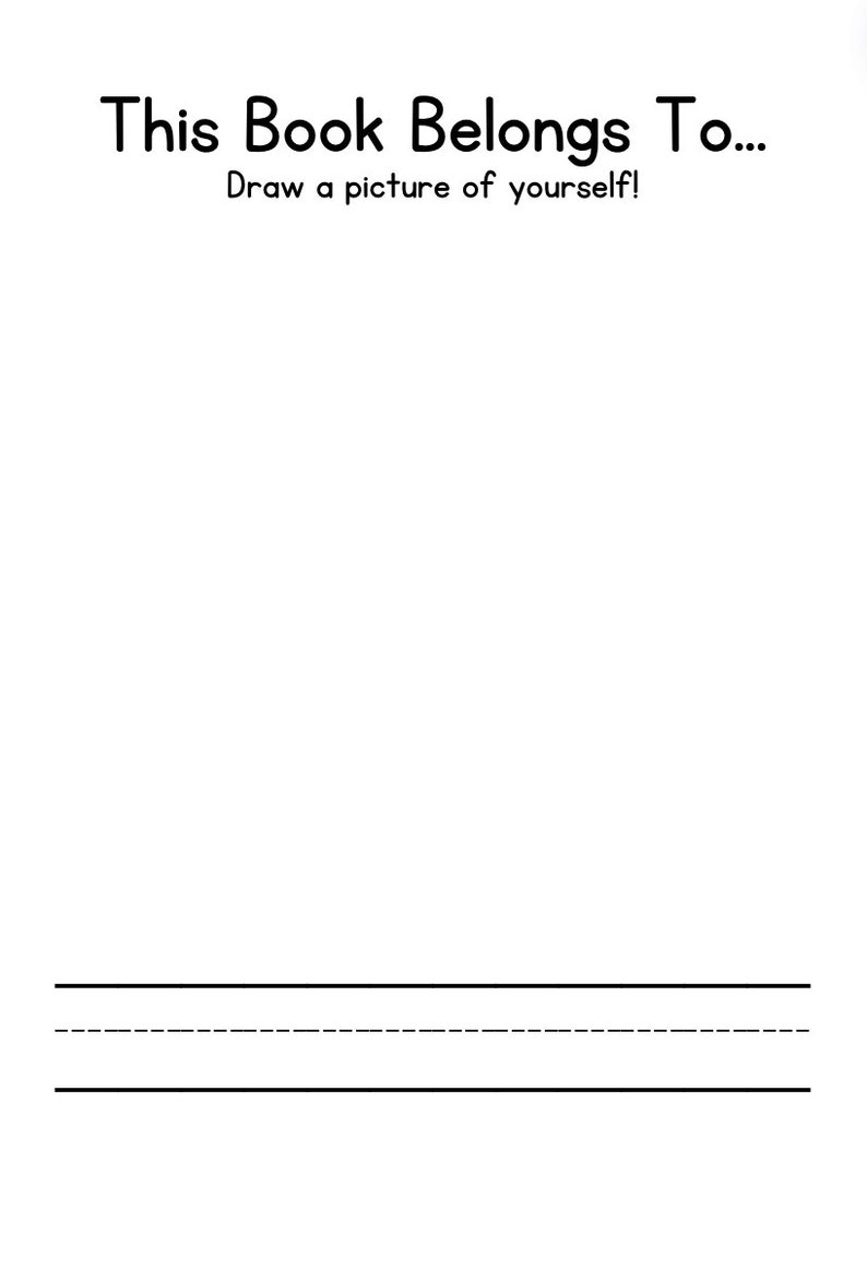 Printable Toddler Coloring Book With Traceable Animal Names | Fun ...