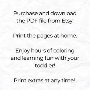 Food Fun for Toddlers: Simple Coloring, Writing & Tracing Book | 40 ...