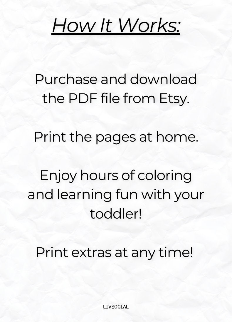 Food Fun for Toddlers: Simple Coloring, Writing & Tracing Book | 40 ...