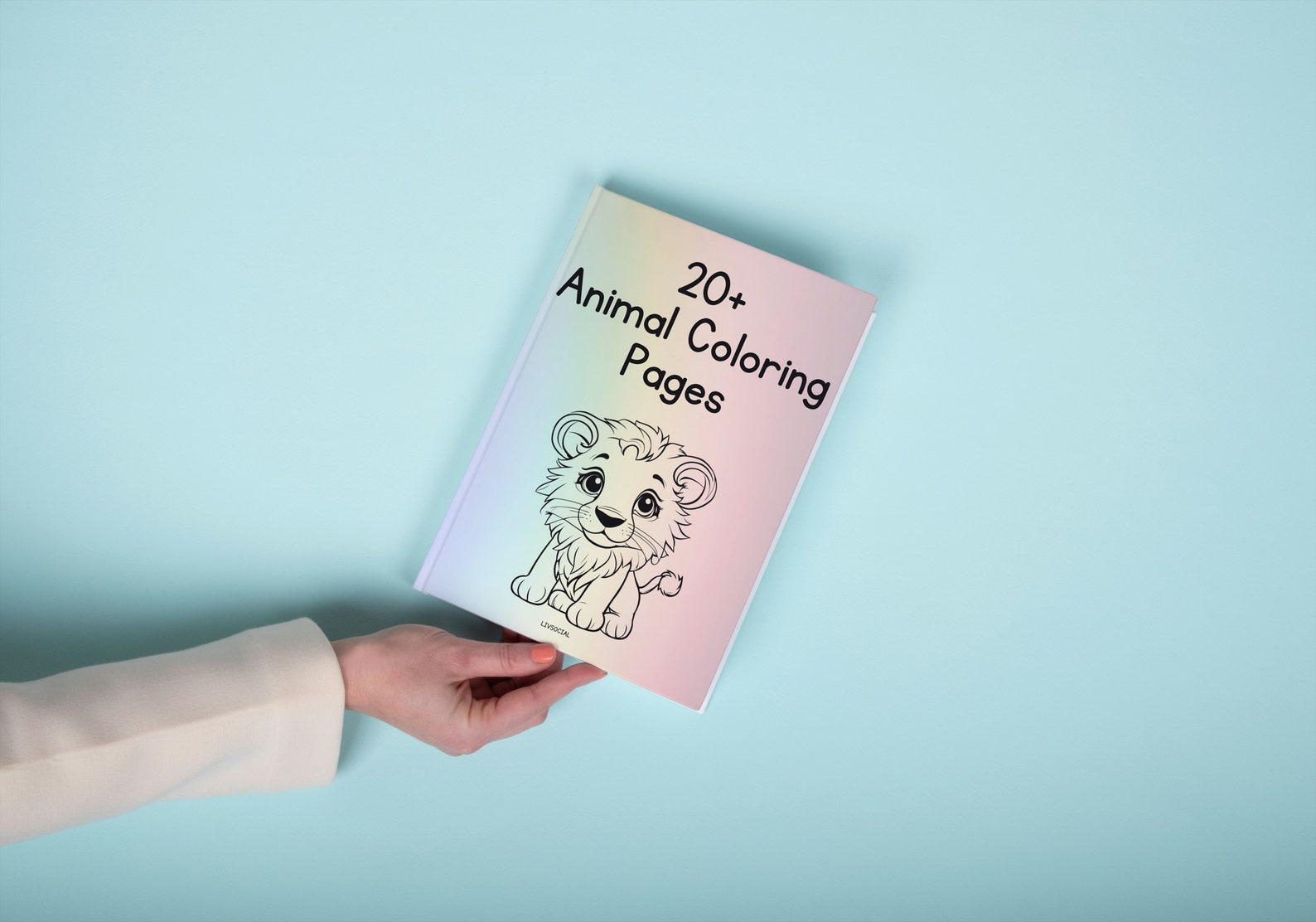 Printable Toddler Coloring Book With Traceable Animal Names Fun ...