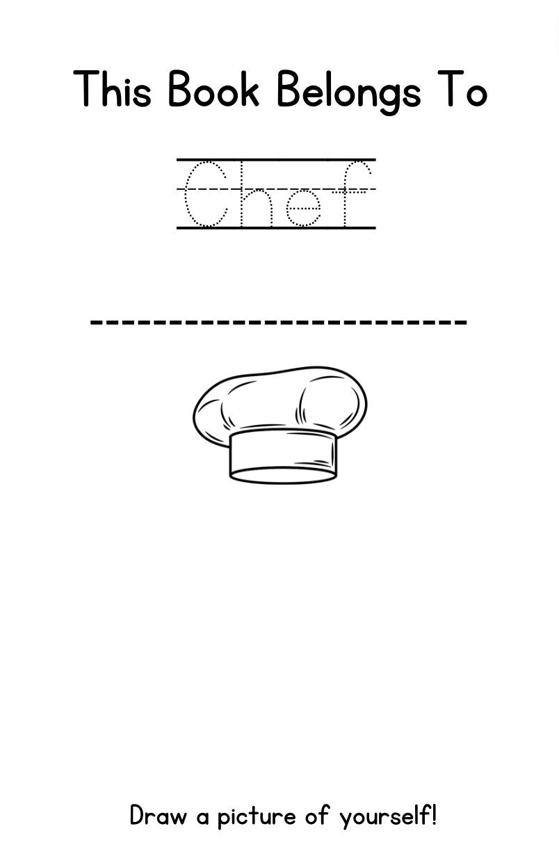 Food Fun for Toddlers: Simple Coloring, Writing & Tracing Book | 40 ...