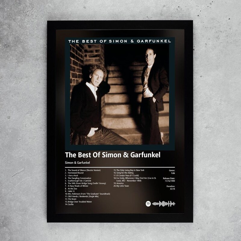 Simon and Garfunkel Poster - Etsy