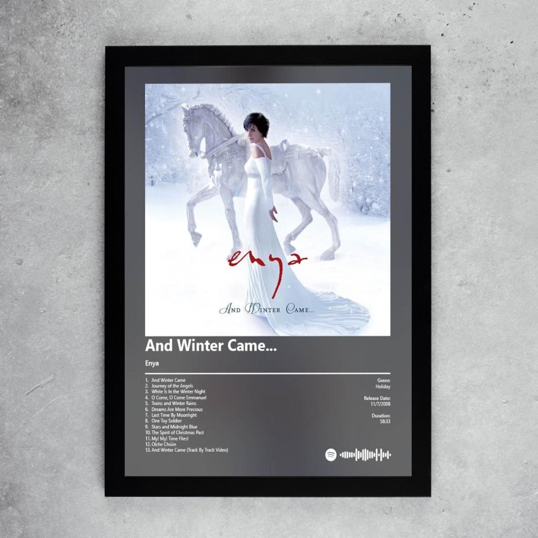 Enya - and Winter Came... Album Art Poster | Digital Download | Print ...