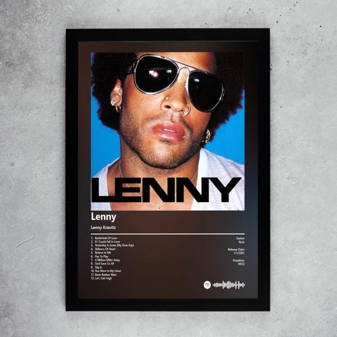 Lenny Kravitz - Lenny Album Art Poster | Digital Download | Print ...