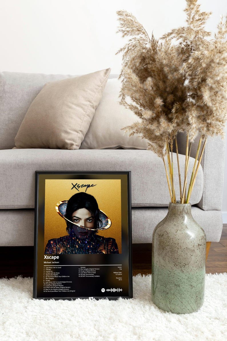 Michael Jackson - Xscape Album Art Poster | Digital Download | Print ...