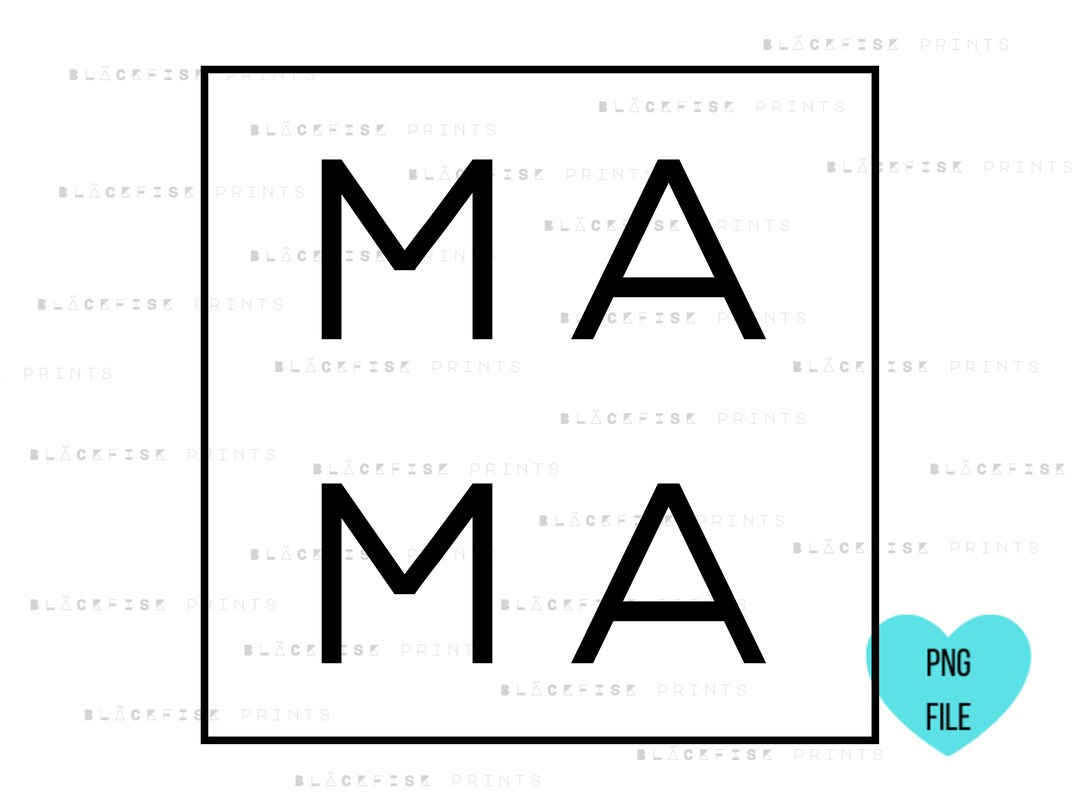 Mama PNG/ Digital Download/ Instant Download/mom Png/square Frame Mama ...