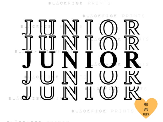 Junior PNG Svg/junior/ Junior PNG/ Digital Download/ Instant - Etsy Ireland