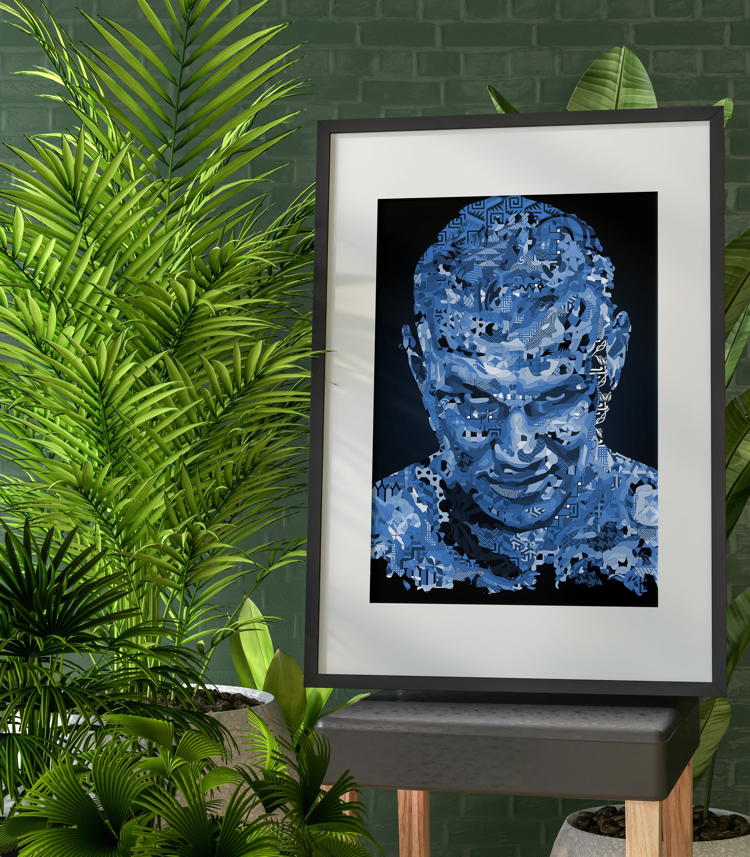 Randy Orton, 3D Digital Art, Vector Art, WPAP Art, WWE Superstar - Etsy