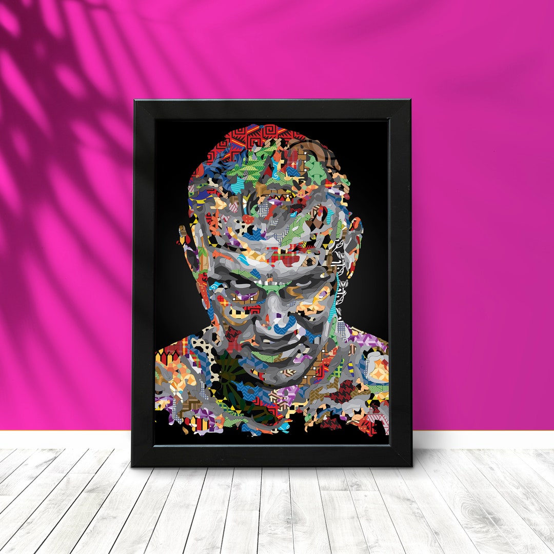 Randy Orton, 3D Digital Art, Vector Art, WPAP Art, WWE Superstar - Etsy