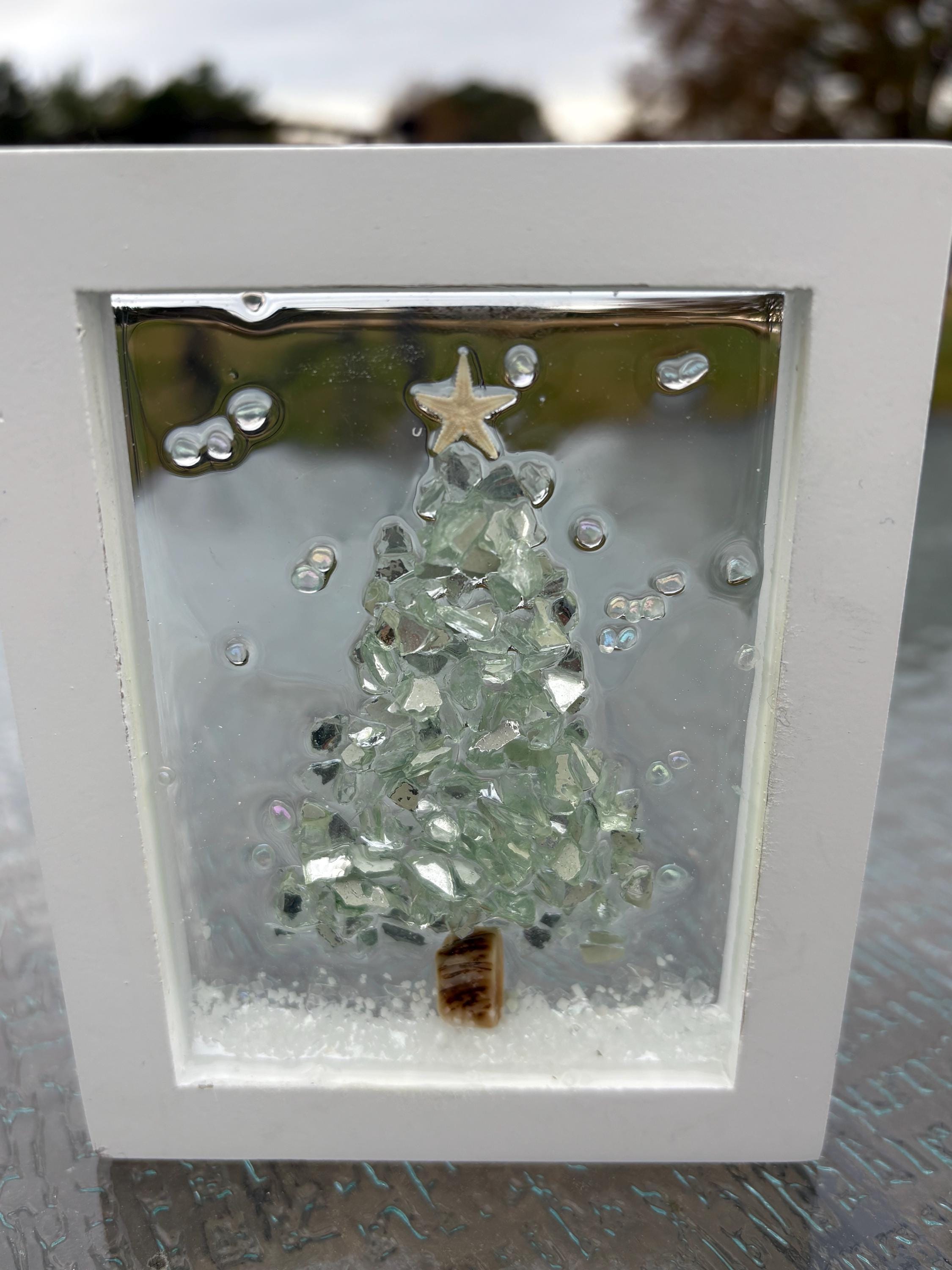 COASTAL MINI FRAMES With Easel- Wave, Heart, Christmas Tree, Beachy ...