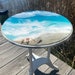 Side TABLE With OCEAN WAVES - Etsy