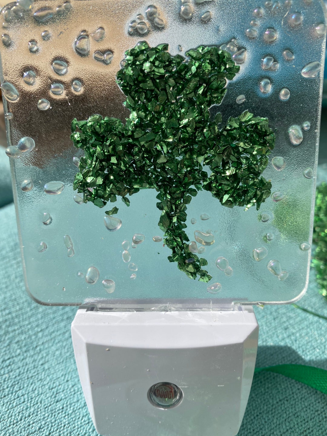 COASTAL Inspired SHAMROCK Night Light - Etsy
