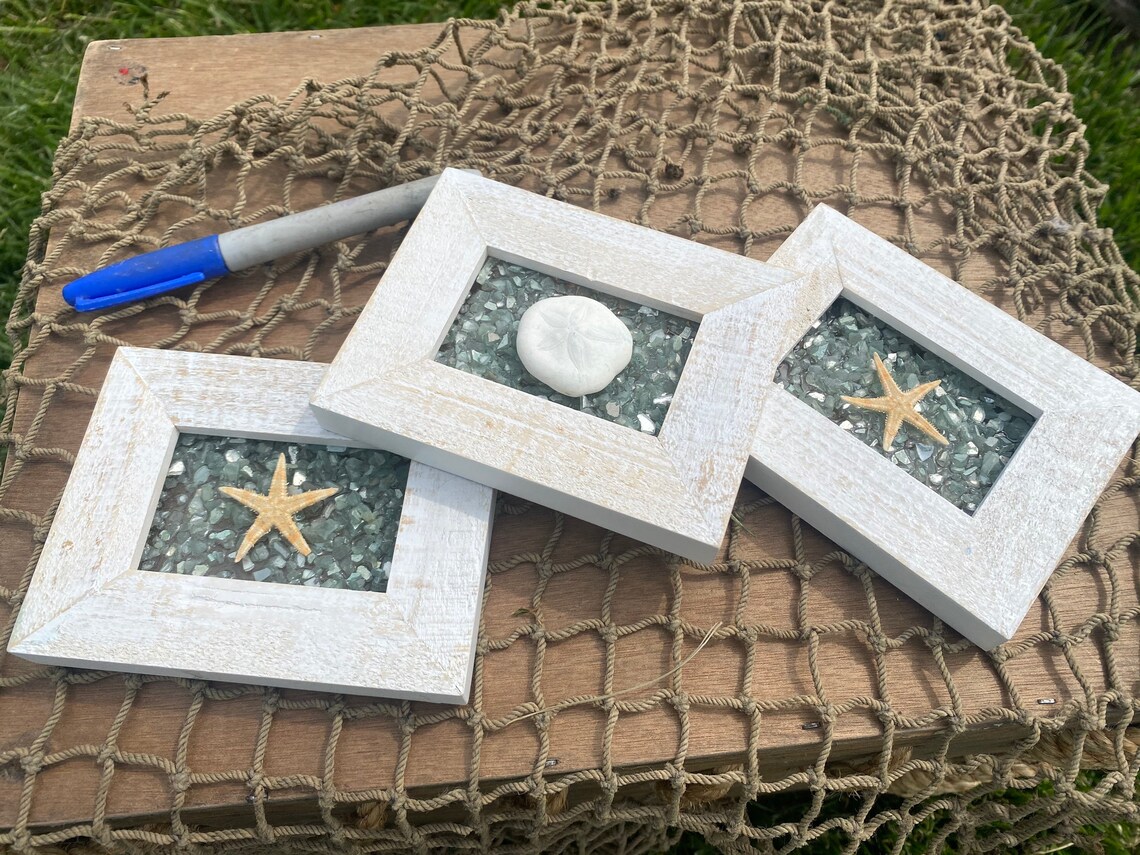 COASTAL SEAGLASS FRAMES - Etsy
