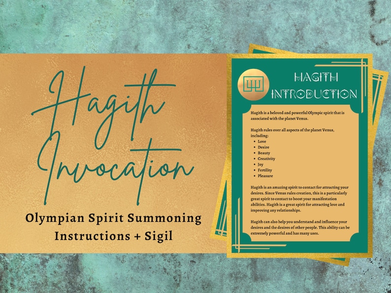 Hagith Sigil and Invocation Instructions / Olympian Spirit Summoning ...