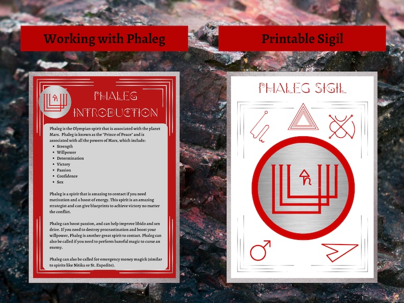 Phaleg Sigil and Invocation Instructions / Olympian Spirit Summoning ...