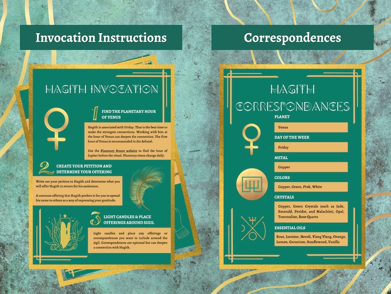 Hagith Sigil and Invocation Instructions / Olympian Spirit Summoning ...