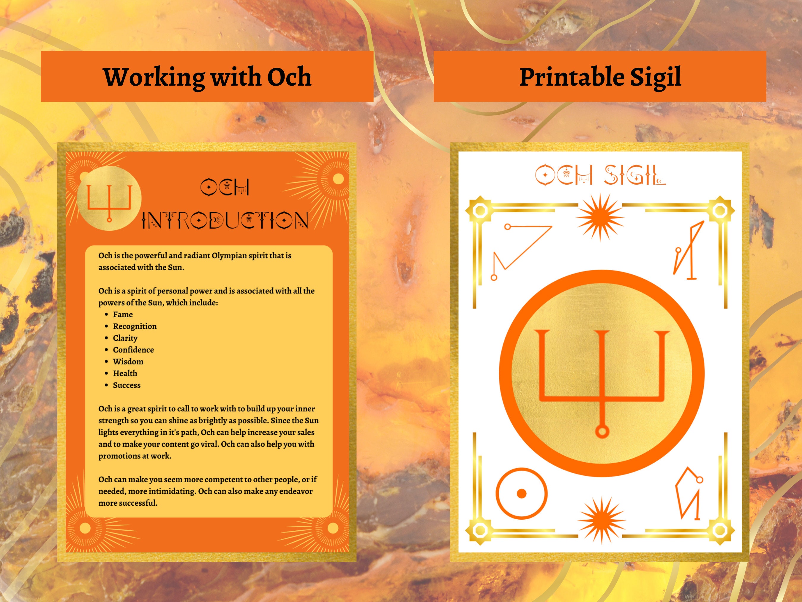 Och Sigil and Invocation Instructions / Olympian Spirit Summoning ...