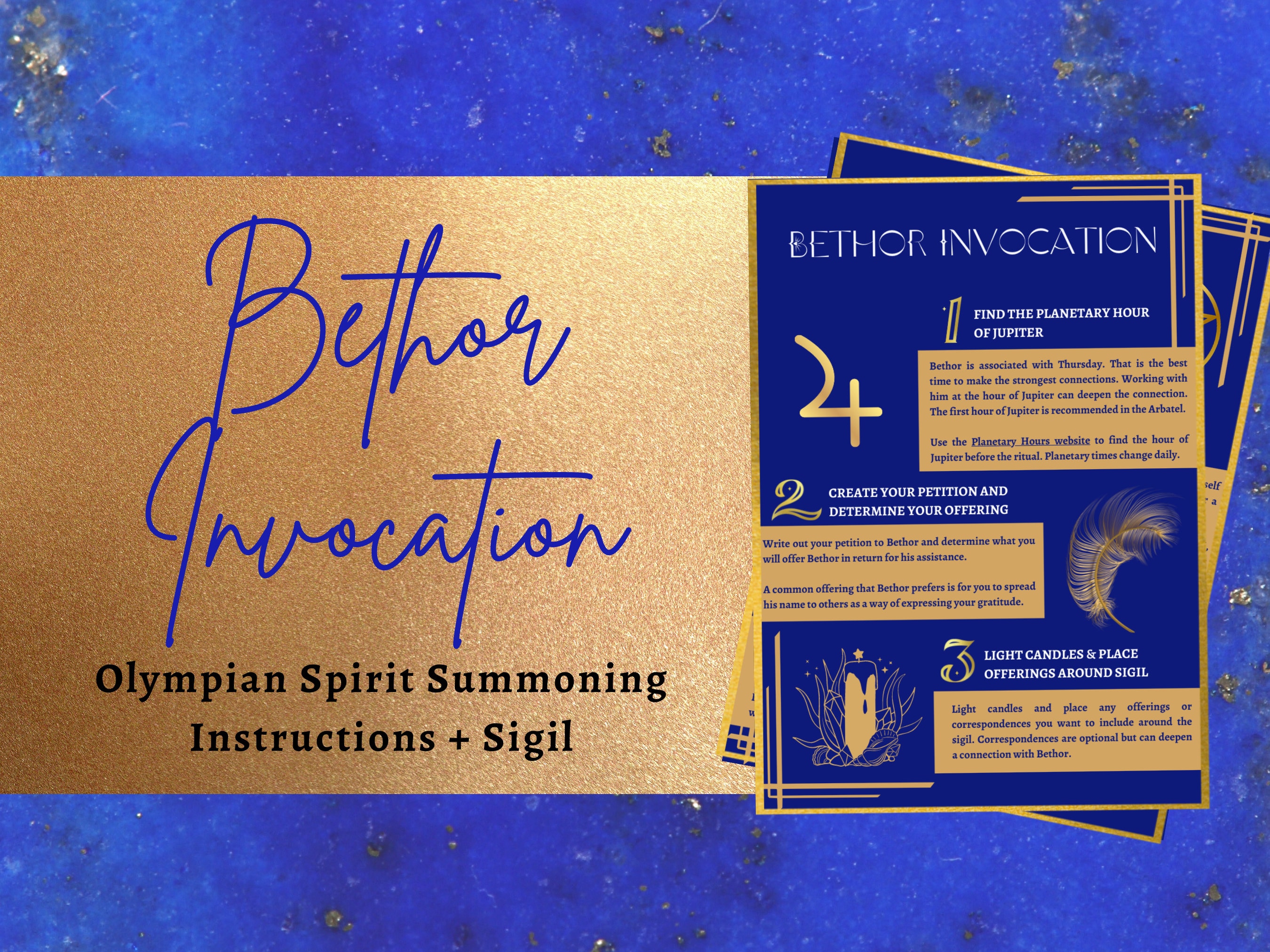 Bethor Sigil and Invocation Instructions / Olympian Spirit Summoning ...