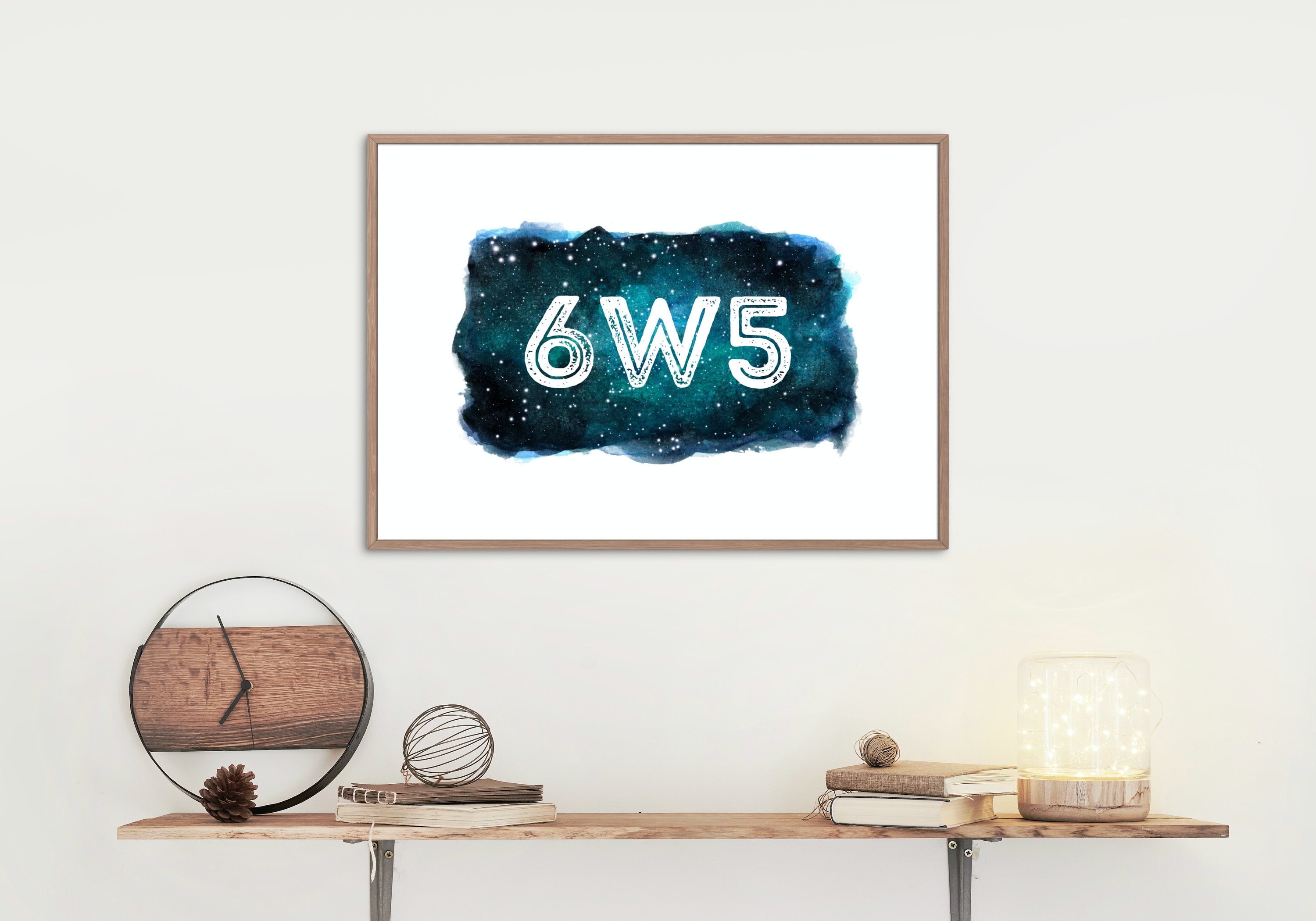 Enneagram 6w5 Galaxy Poster (digital Instant Download) - Etsy