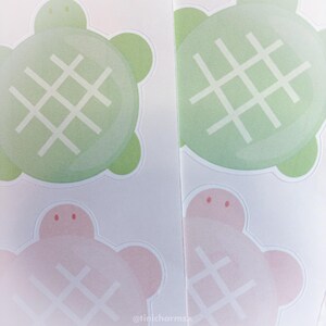 Melon Turtle Memo Sticker Sheet SET - Cute, Junimocore Stickers ...