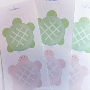 Melon Turtle Memo Sticker Sheet SET - Cute, Junimocore Stickers ...