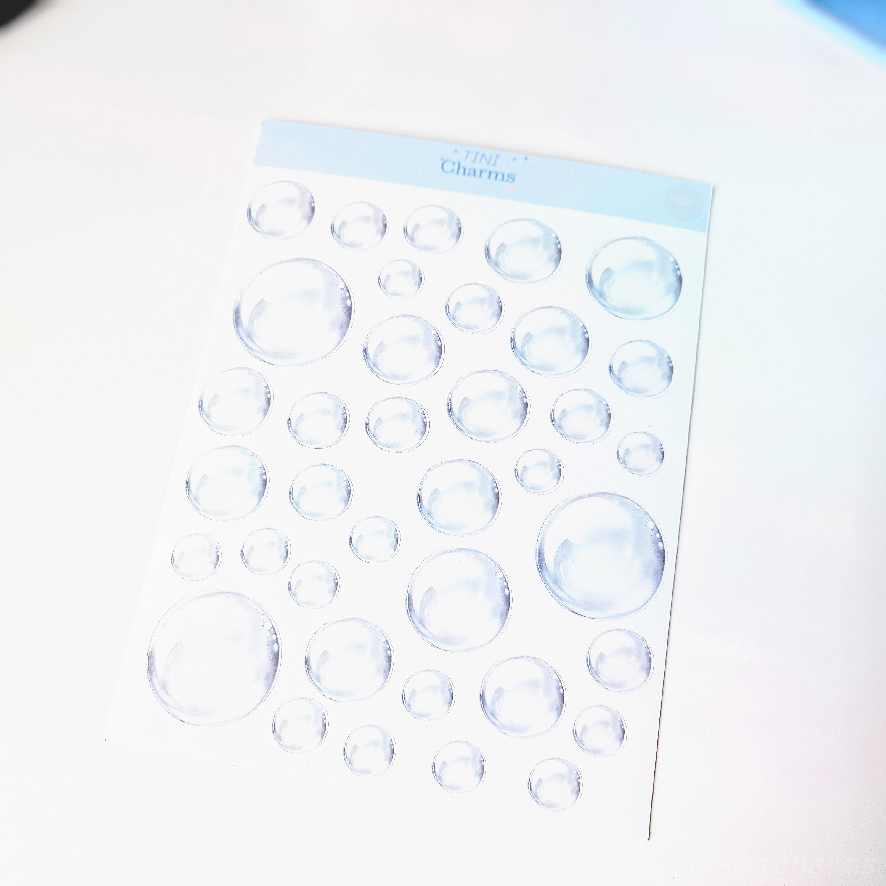 Bubble Deco Stickers: Sliver Cute Sticker Sheets, Cute Bubble Stickers ...