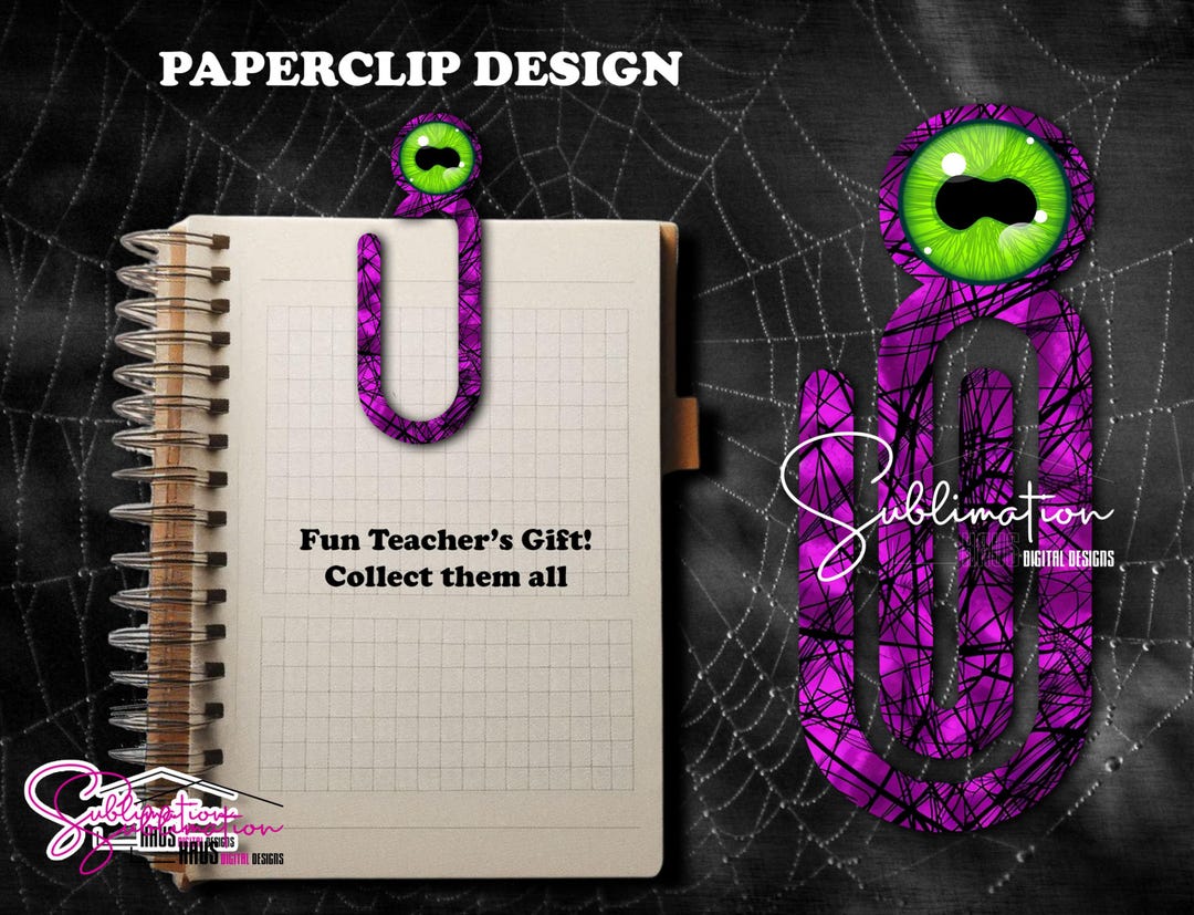 Monster Eye Paperclip PNG, Pencil Design Paperclip Design for ...