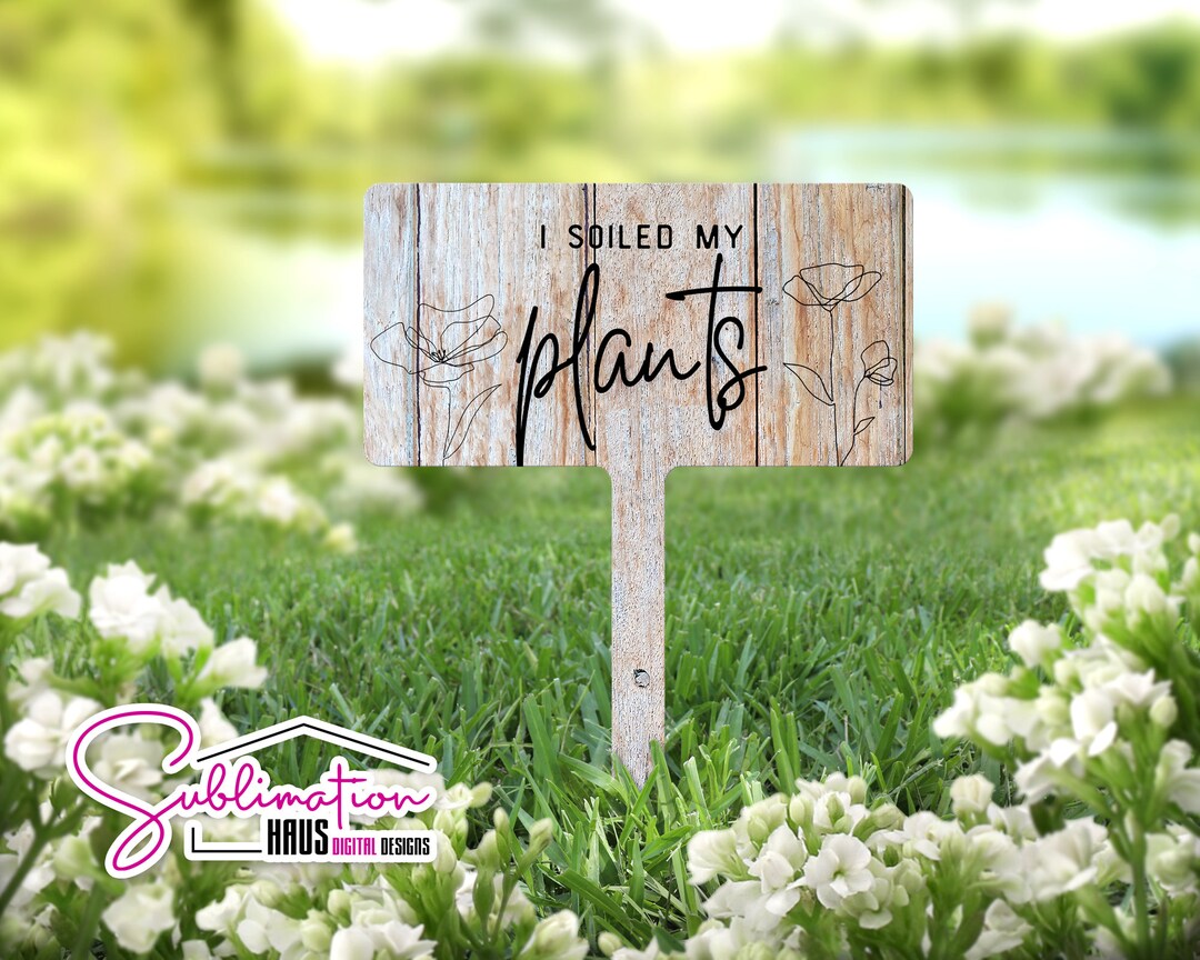 Garden Stake Design | Garden Sublimation Design | Spring Sublimation ...