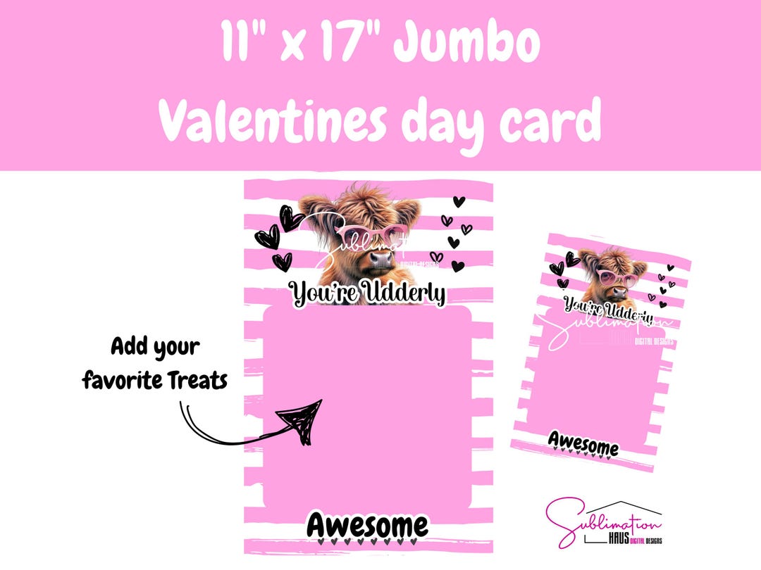 Jumbo Valentines Day Card, DIY Printable Jumbo Card Fun Jumbo ...