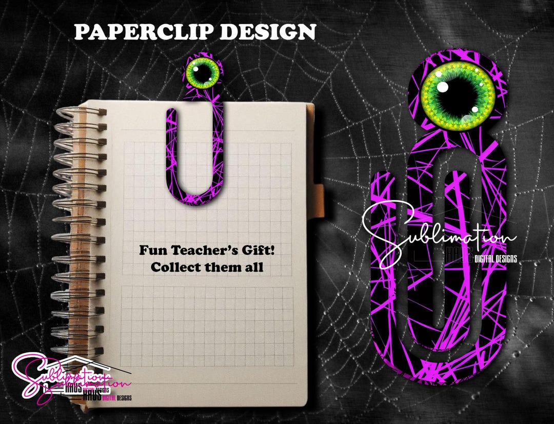 Monster Eye Paperclip PNG, Pencil Design Paperclip Design for ...