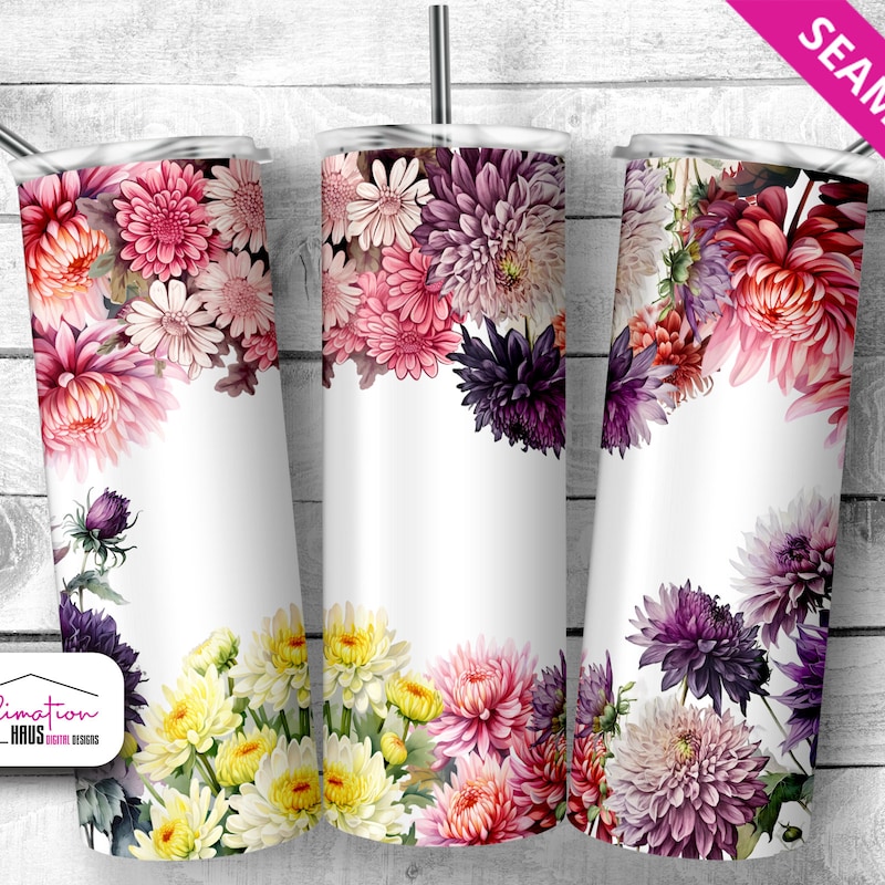 Blue Chrysanthemum Png - Etsy