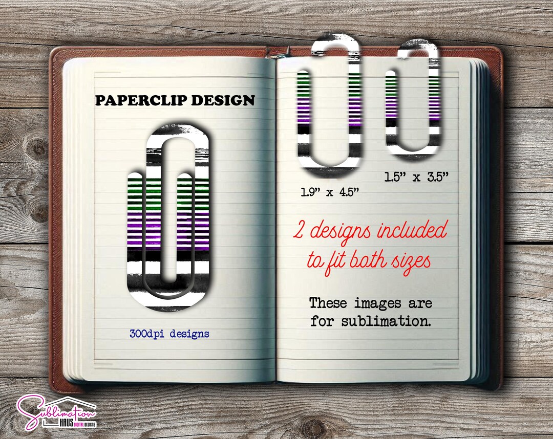 Stripes Paperclip PNG, Stripes Paperclip Design for Sublimation ...
