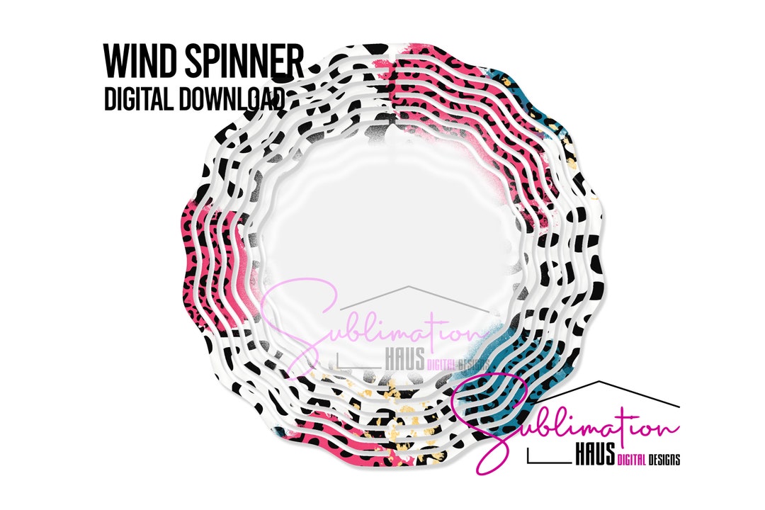 Leopard Wind Spinner PNG Wind Spinner Designs Cheer Wind Spinner for ...