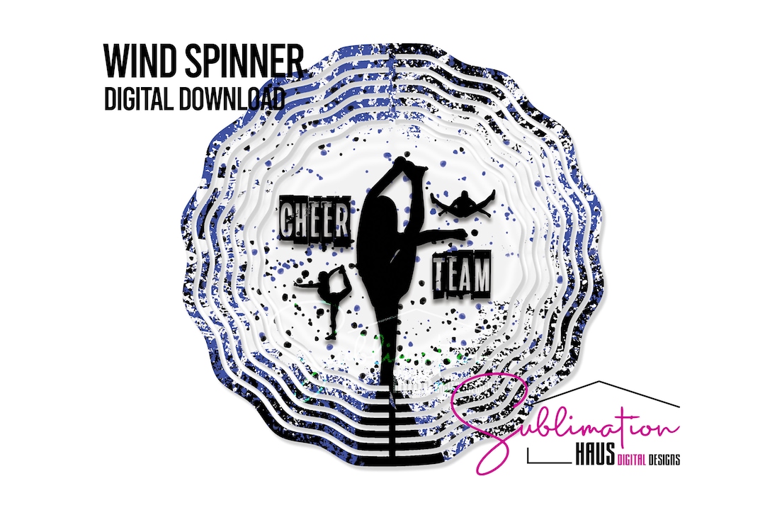 Cheer Team Dance Wind Spinner PNG Wind Spinner Designs Cheer Wind ...