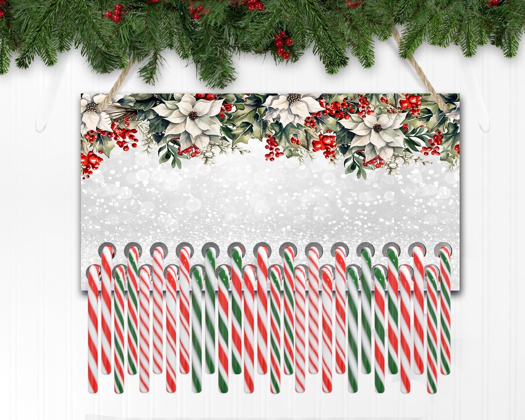 Candy Cane Countdown PNG Countdown PNG, Printable Countdown Calendar ...