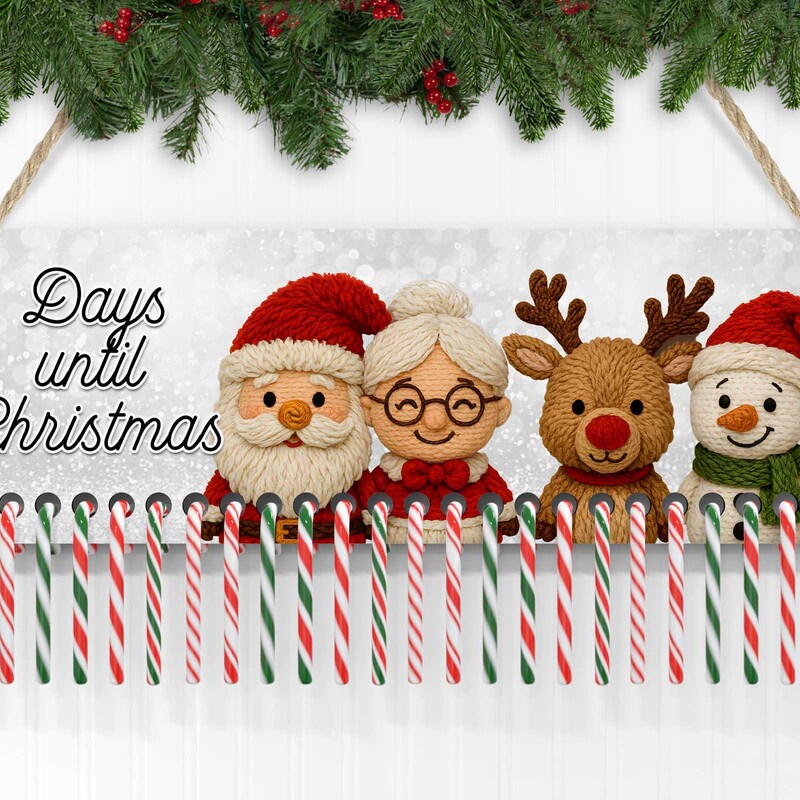 Pink Countdown to Xmas - Etsy