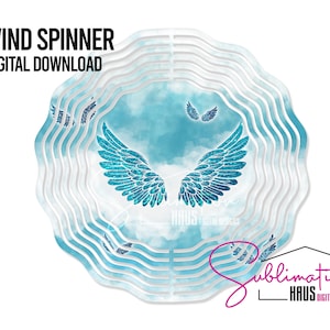 Angel Wings Spinner PNG Wind Spinner Designs Angel Wind Spinner for ...