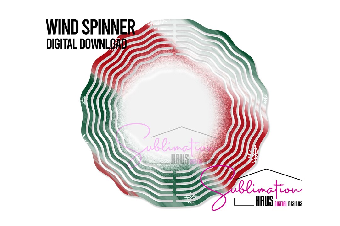 Christmas Candy Cane Wind Spinner: Holiday Ornament PNG (digital ...