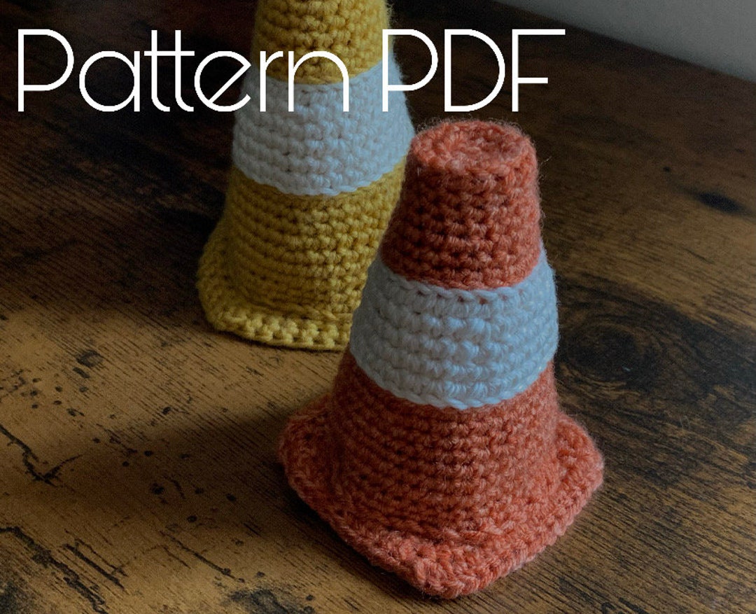 Traffic Cone Amigurumi Crochet Pattern - Etsy