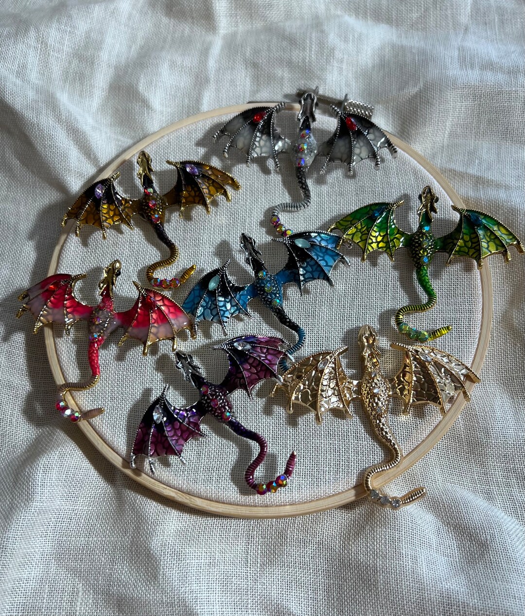 Large Dragon Needle Minder | Cover Minder - Etsy