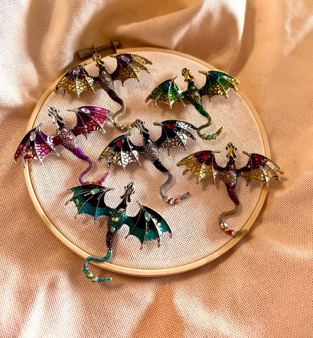 Large Dragon Needle Minder Cover Minder - Etsy