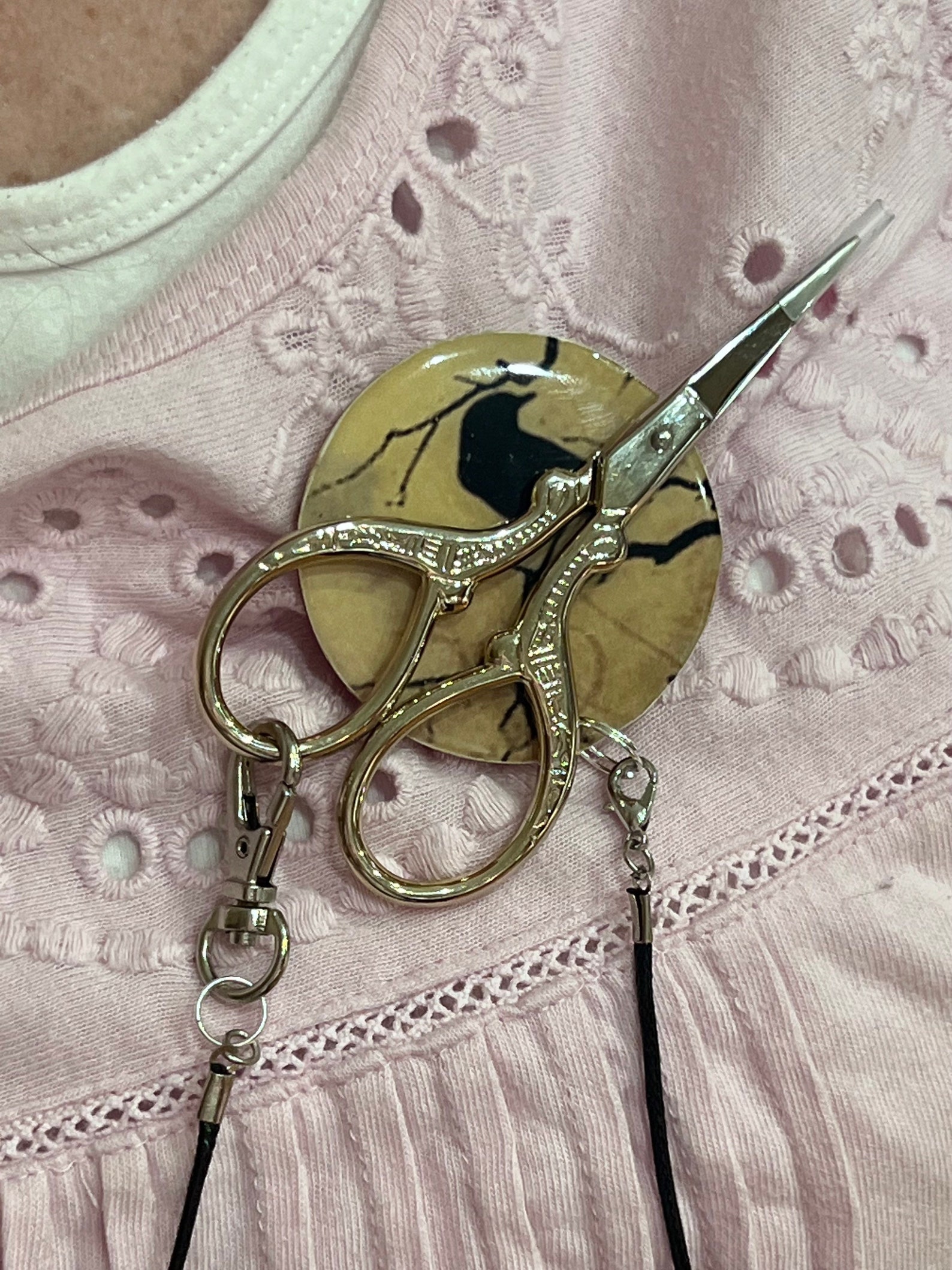 Magnetic Scissor Holders / Scissor Keepers Raven Embroidery - Etsy