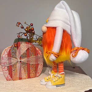 Candy Corn Gnome | Standing Gnome | Gnome Collector | Fall Holidays ...
